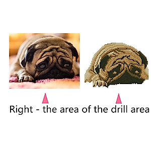 HAPPIShare 5D Diamond Painting Full Drill, Puppy Dog Owl Cat Diamond Painting Kits for Adults Kids Crystal Rhinestone DIY Arts Craft for Home Wall Decor