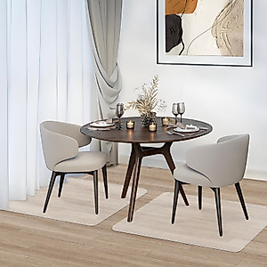 Chair Mat for Hard Wood Floors - Heavy Duty Floor Protector - Easy Clean (47''×59'')