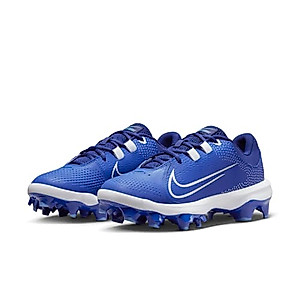 Nike Women's Hyperdiamond 4 Pro Molded Softball Cleats Royal | White Size 6.5 Medium