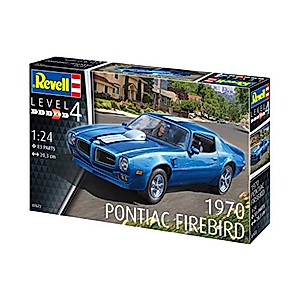 Revell 07672 1970 Pontiac Firebird 1:24 Scale Unbuilt/Unpainted Plastic Model Kit