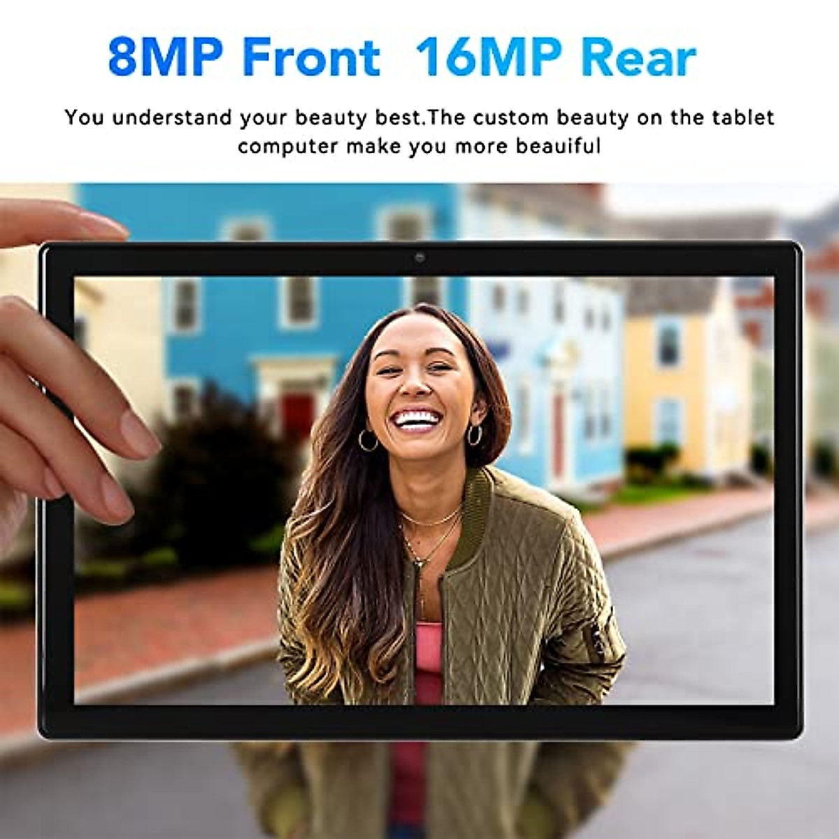 2023 Newest 2 in 1 Tablet,10 inch Android 12 4G Cellular Tablet with Dual Sim Card Slot, 8GB RAM 256GB ROM, Quad Core Processor, 5G WiFi Tablet with Keyboard, Case