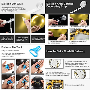 Retirement Party Decorations Supplies Banner Balloons Fabric Retirement Sign Banner and 50piece Balloon Photo Booth Backdrop Set for Women and Men 72.8x 43.3 Inch Gold Black