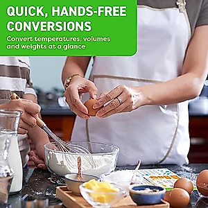 Kitchen Conversion Chart Magnet - Imperial & Metric to Standard Conversion Chart Decor Cooking Measurements for Food - Measuring Weight, Liquid, Temperature - Recipe Baking Tools Cookbook Accessories