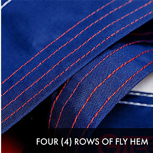 G128 Tennessee State Flag | 3x5 Ft | ToughWeave Series Embroidered 300D Polyester | Embroidered Design, Indoor/Outdoor, Brass Grommets