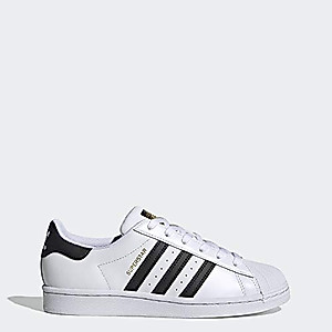 adidas Originals Women's Superstar Sneaker, White/Black/White, Size 9