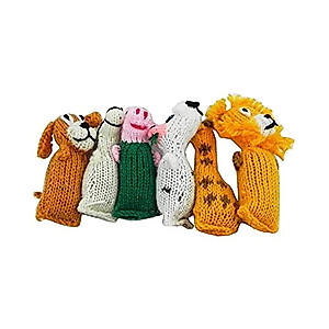 Barn Yarn Hand Knit Wool Cat Toy, stuffed with Organic Catnip (6 pack)