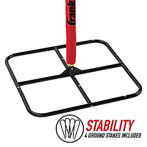 Franklin Sports Authentic Steel Football Goal Post - Metal Field Goal Post for Kids - Backyard Youth Football Goal Post for Kicking Field Goals - Portable Youth Toy Football Goal Post - 8.5' x 5.5'