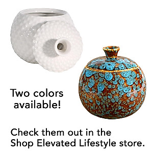 Fruit Fly Jar Trap for Kitchens - Decorative, Effective, Kid and Pet Friendly (White)