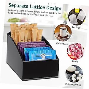 SHERCHPRY Box Coffee Pod Storage Box Coffee Bar Accessories Coffee Capsules Rack Tea Organizer for Tea Bag Storage Café Tea Storage Chests Drink Cafetiere Office Acrylic Jewelry Spice Rack