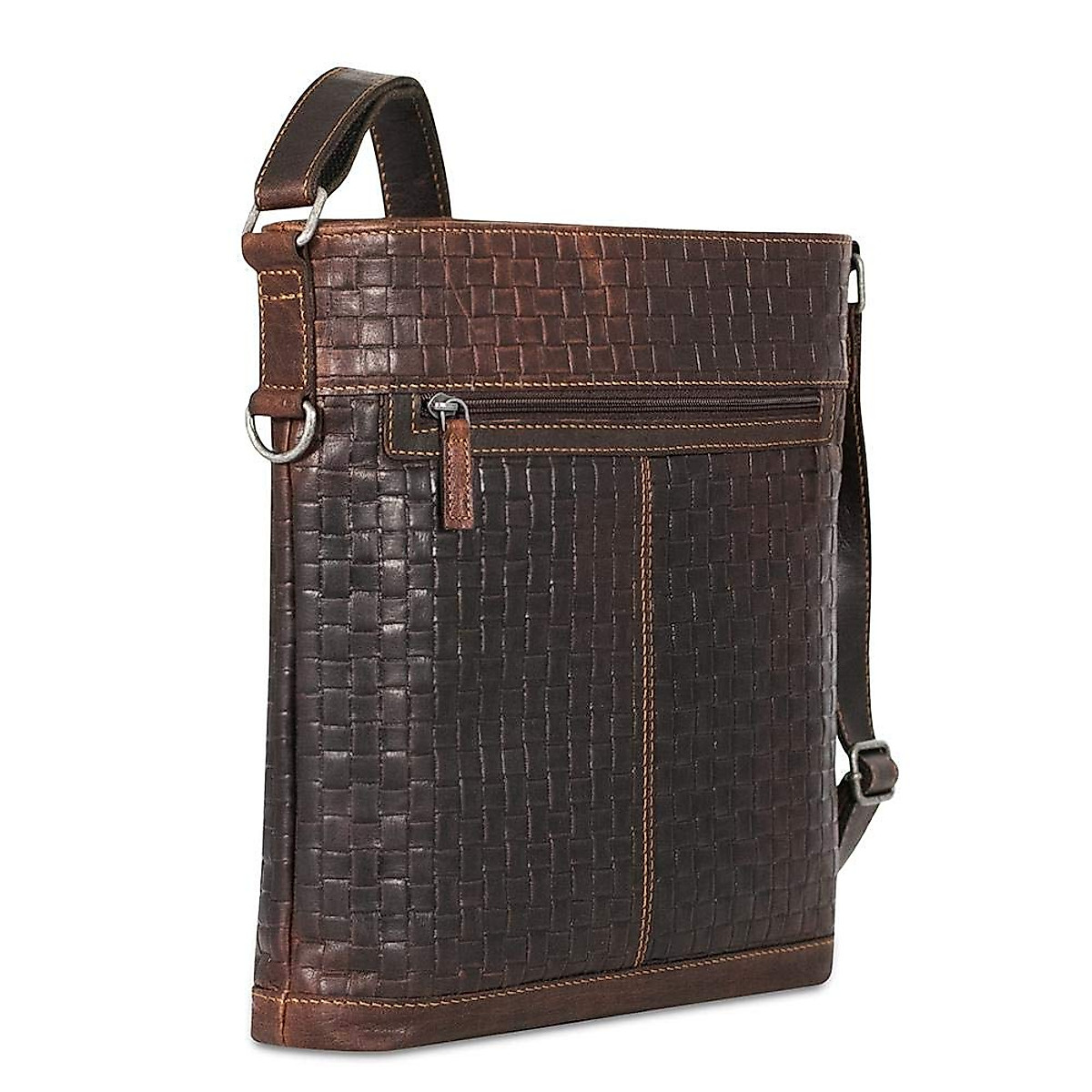Voyager Woven Crossbody Bag #WF312 (Brown)