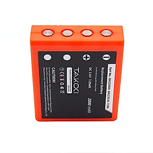 Youejoeq BA223000, BA223030,FUB6 Battery Replacement for HBC Radiomatic Quadrix, Micron 4, 5, 6, 7,Vector Pro, Keynote 2000mAh Battery Replacement BA223000, BA223030, FUB6 Remote Control Transmitter