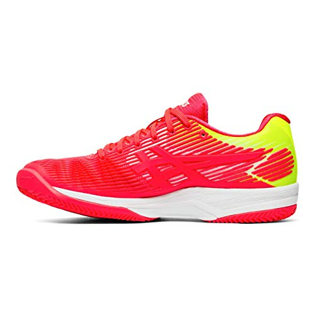 ASICS Women's Solution Speed FF Clay Tennis Shoes, Laser Pink/White, 8 M US