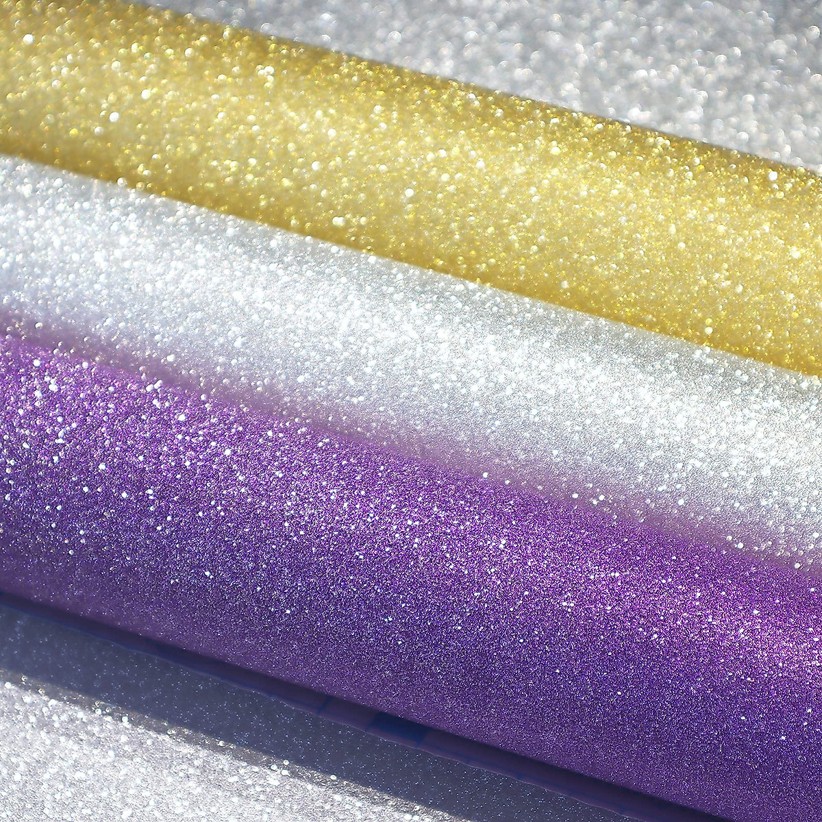 Kitico Glitter Silver Wallpaper Silver Contact Paper Silver Creative Covering Peel and Stick Wallpaper Removable Self Adhesive Paper DIY Vinyl Roll 17.7"x78.7"