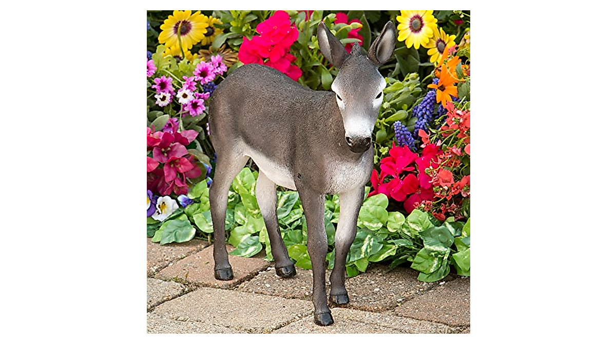 Diego The Donkey Motion Sensor Garden Statue by Bits & Pieces