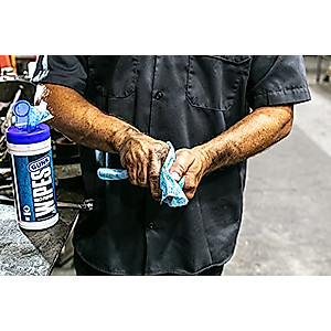 GUNK MPDW30 Multi-Purpose Degreasing Wipes 30-Count 8 x 12 inch 2-Sided Smooth or Scrubby Texture