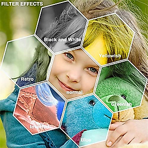 Multifunction Kids Digital Camera for Kids Birthday New Year Gifts Camera 3.5inch Screen Rechargeable Front and Back Double Lens 2mp for Boys Girls 2023 (Blue)