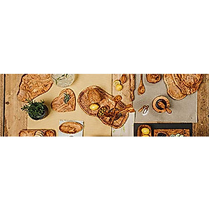 Naturally Med - Olive Wood Cutting Board/Cheese Board - 16 inch