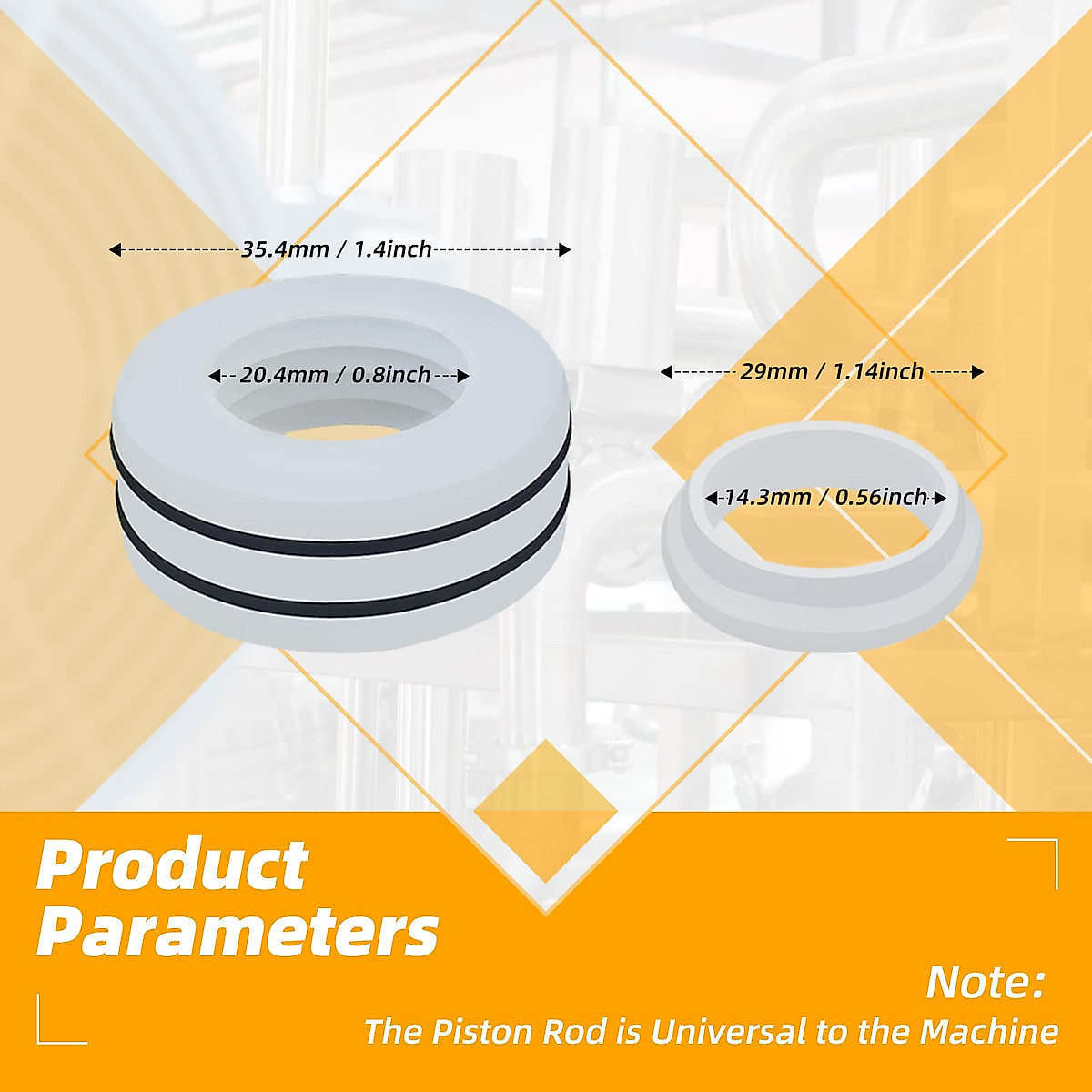 Piston Pump Repair Kit 704586 Piston Rod 704551 for Titan Impact 440 540 640 Wagner 320 321 Airless Sprayer Aftermarket