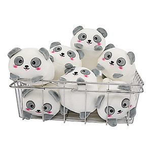 AIXINI Cute Panda Mommy Stuffed Animal with 4 Little Baby Pandas Plush, Super Soft Cartoon Hugging Toy Gifts for Bedding, Kids Sleeping Kawaii Pillow