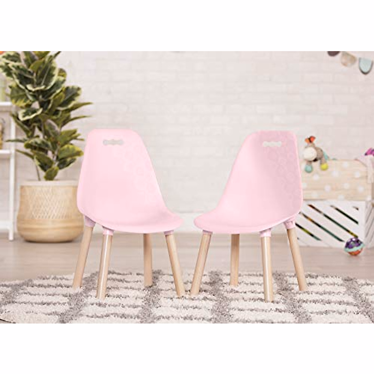 B. spaces by Battat Pink B. Spaces Chairs Set