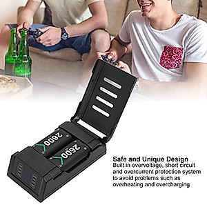 Rechargeable Battery Pack for Xbox One, 2x2600mAh Batteries with Charger Station for Xbox One X, for Xbox One S, for Xbox One Elite, for Xbox Series X/S Wireless Controller