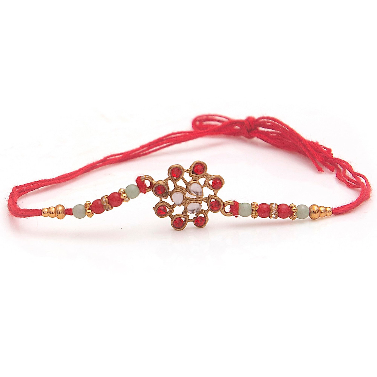 Rakhi for Brother Set of 2 with Greeting Card, Beautiful Designer Raksha Bandhan Rakhi Gift Set for Brother Bhaiya Bhai Bro, Traditional Indian Style Rakshbandhan Rakhi Gifts for Brother