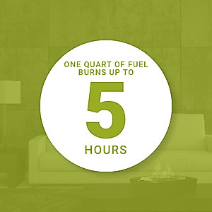 Anywhere Fireplace Lexington Tabletop Fireplace, Portable Ventless Liquid Bio-Ethanol Fireplace, Modern Elegant Tabletop Smokeless Fire Feature for Indoor or Outdoor Use (Blue)