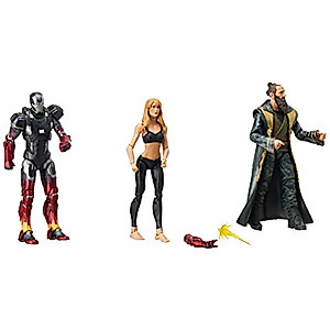 Hasbro Marvel Legends Series Studios The First Ten Years Iron Man 3 Movie Iron Man Mark Xxii, Pepper Potts, The Mandarin 6" Figure 3 Pack (Amazon Exclusive)