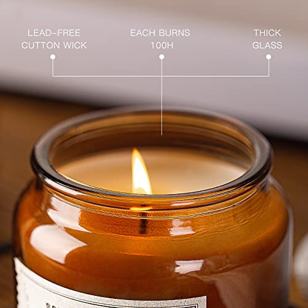 2 Pack Candles Gifts for Women, 31 Oz Sage Candles for Home Scented Soy Wax Large Jar Aromatherapy Candles for Cleansing House, Ideal Birthday and Mother's Day Gifts for Mom, Wife, Girlfriend, Sister