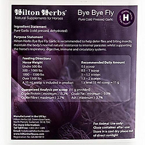 Hilton Herbs Bye Bye Fly Garlic Granules 4.4lb 4.4LB
