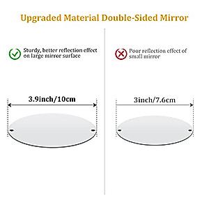 Firiglob 24 Pack Bird Scare Discs Set, 3.9 Inch Large Double-Sided Bird Reflectors, Upgraded Discs Set Reflective, Bird Scare Devices to Keep All Birds Away Like Woodpeckers, Pigeons, Ducks, Herons