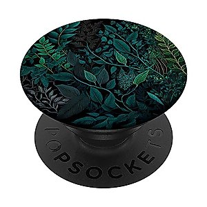 Floral Boho Foliage Flower Plant Nature Vegetation Flowery PopSockets Standard PopGrip