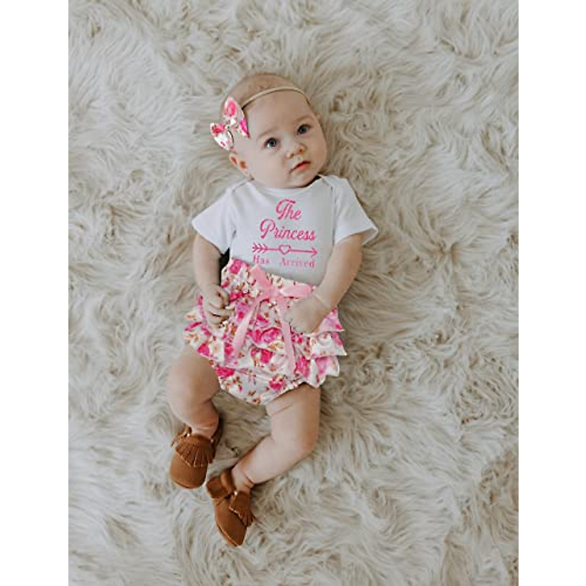 Von kilizo Baby Girl Clothes The Princess Has Arrived Romper