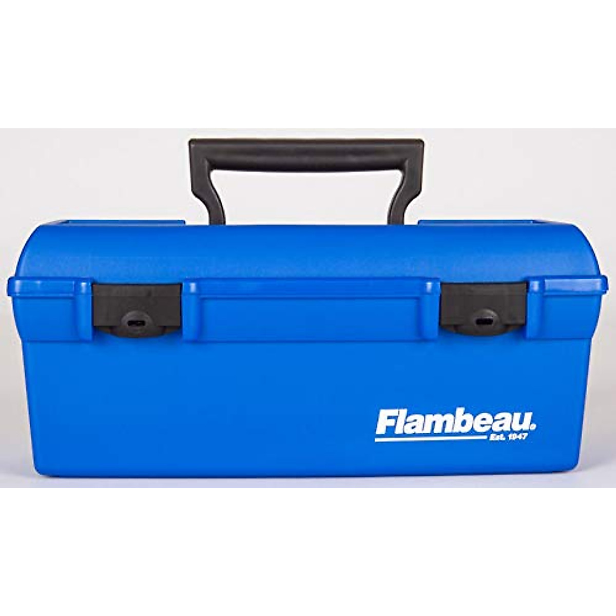 Logix 12535 Stackable Craft Storage Box with Handle, Locking Art Supply and Flambeau Outdoors 6009TD Lil' Brute Fishing Tackle and Gear Box with Lift-Out Tray