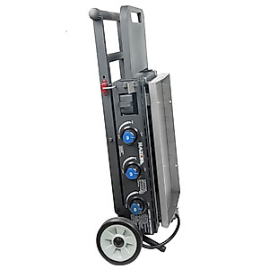 Razor Griddle Portable 3-Burner 30,000 BTU Gas Flattop Grill & Griddle Combo with 25" x 16" Cooking Surface Area, Foldable Cart & Side Shelf, Black