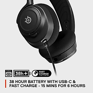 NEW SteelSeries Arctis Nova 7 Wireless Multi-Platform Gaming Headset – Simultaneous Wireless 2.4GHz & Bluetooth – Comfort Design - Fast Charging 38Hr Battery – PC, PS, Switch, Mobile