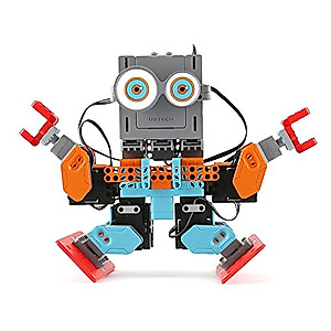 UBTECH JR0602 Jimu Robot BuzzBot & MuttBot - App Enabled STEM Learning Robotic Building Block Kit