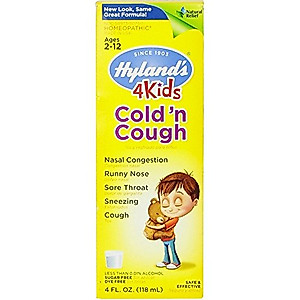 Hyland Kids Cold N Cough 4 Ounce