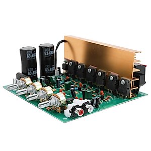 HUIOP Mini Audio Amplifier Board,DX-2.1-3 Large Power Audio Amplifier Board Channel High Power Subwoofer Dual Home Theater AC18V-24V DIY Supplies