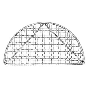 EMUKOEP Cooling Racks for Baking Stainless Steel Wire Cooking Rack High Temperature Resistant Oven Safe for Cooking Roasting Grilling (Medium Semicircle 18CM)