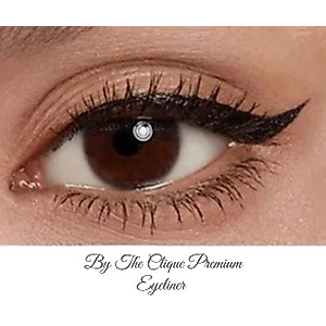 By The Clique Premium Waterproof Black Liquid Eyeliner | Smudge Proof - All Day Stay | Vegan, Gluten Free and Cruelty Free