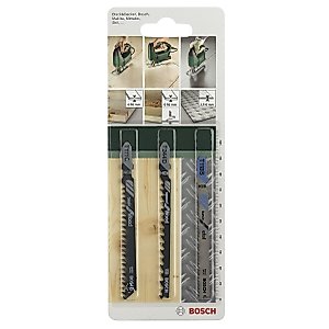 Bosch 2609256741 Jigsaw Blade Set (3 Pieces)