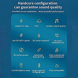 #K889eC Bqc-01 Bluetooth 5 1 Wireless Earphone Sport Handsfree Earbuds Earphones