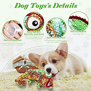 Dog Toys/Squeaky Dog Toys/Large Dog Toys/Plush Dog Toys/Big Dog Toys/Stuffed Dog Toys/Dog Toys for Large Dogs/Durable Dog Toys/Puppy Chew Toys/Dog Chew Toys for Small, Medium, Large Dogs (Brown)