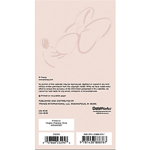 2023-2024 Disney Minnie Mouse Pocket Planner