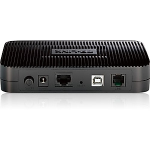 TP-LINK TD-8817 ADSL2+ Modem, 1 RJ45, 1 USB Port, Bridge Mode, NAT Router, Annex A, ADSL Splitter, 24Mbps Downstream