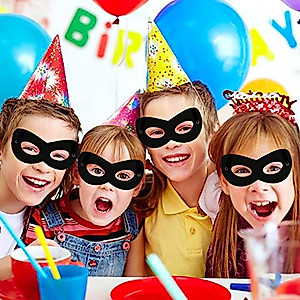 Tudona 24 Packs Superhero Masks for Kids Superhero Eye Masks Party Favors Cosplay Halloween Masks Birthday Party Masks Costume Party Supplies