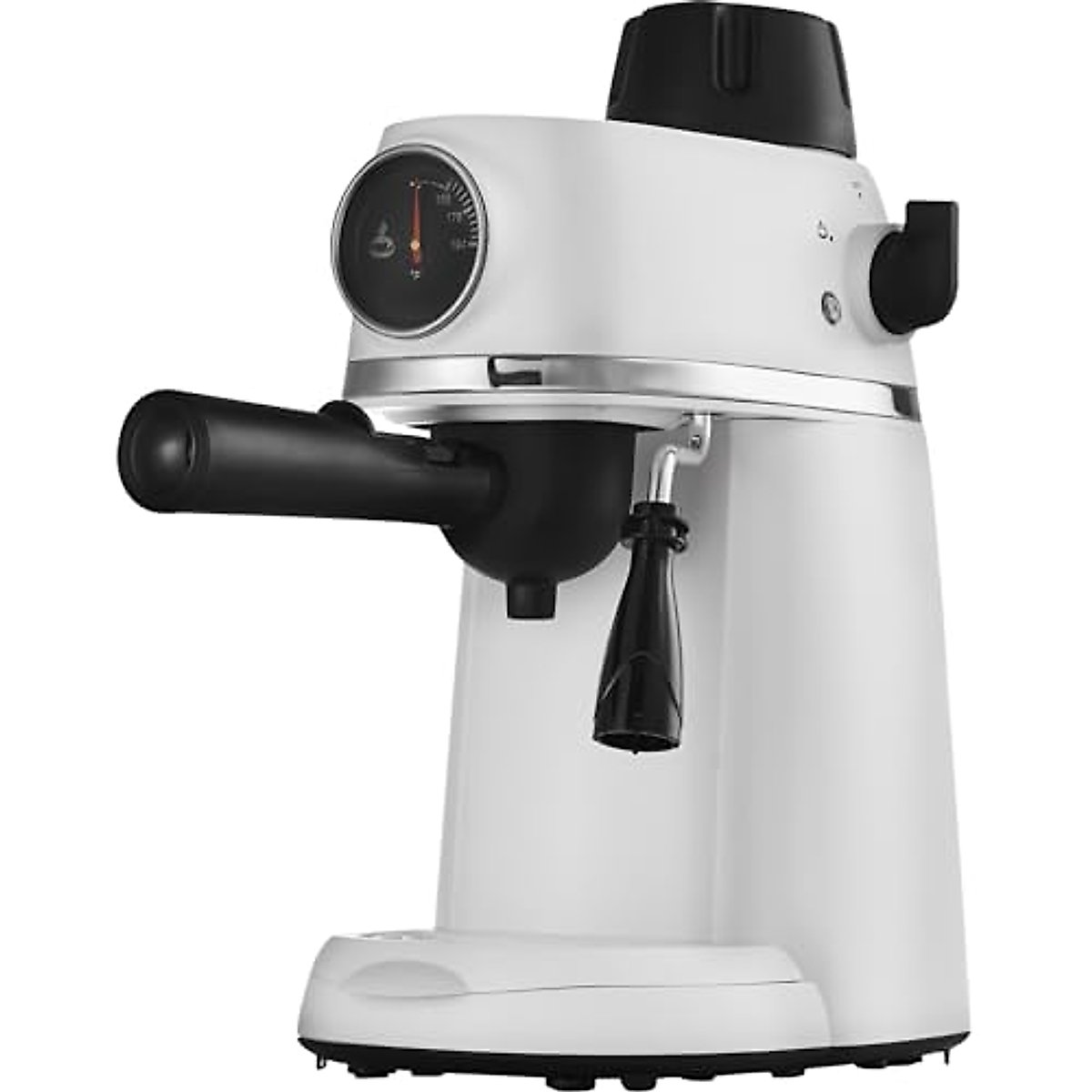 VEVOR Espresso Machine, 3.5 Bar Espresso Maker with Milk Frother Steam Wand, 4-Cup Professional Coffee/Espresso Machine with Temp Gauge for Latte Cappuccino, NTC Control System
