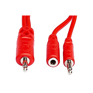 Hosa CMM-515Y Hopscotch Patch Cables 5-Pack, 6 Inch (CMM515Y)