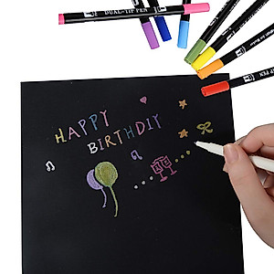 CONDA Black Canvases for Painting, Canvas Panels 8x10 inch, Pack of 14, 100% Cotton Acid-Free, 8 oz Gesso-Primed, Art Boards for Oil & Acrylic Painting